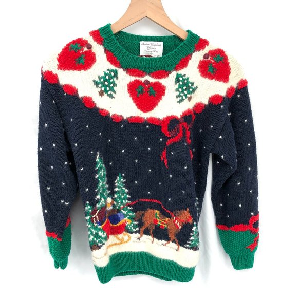 Vintage | Sweaters | Vintage 993 9s Marisa Christina Classic Christmas ...